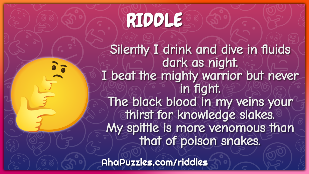 Poison Drink Riddle